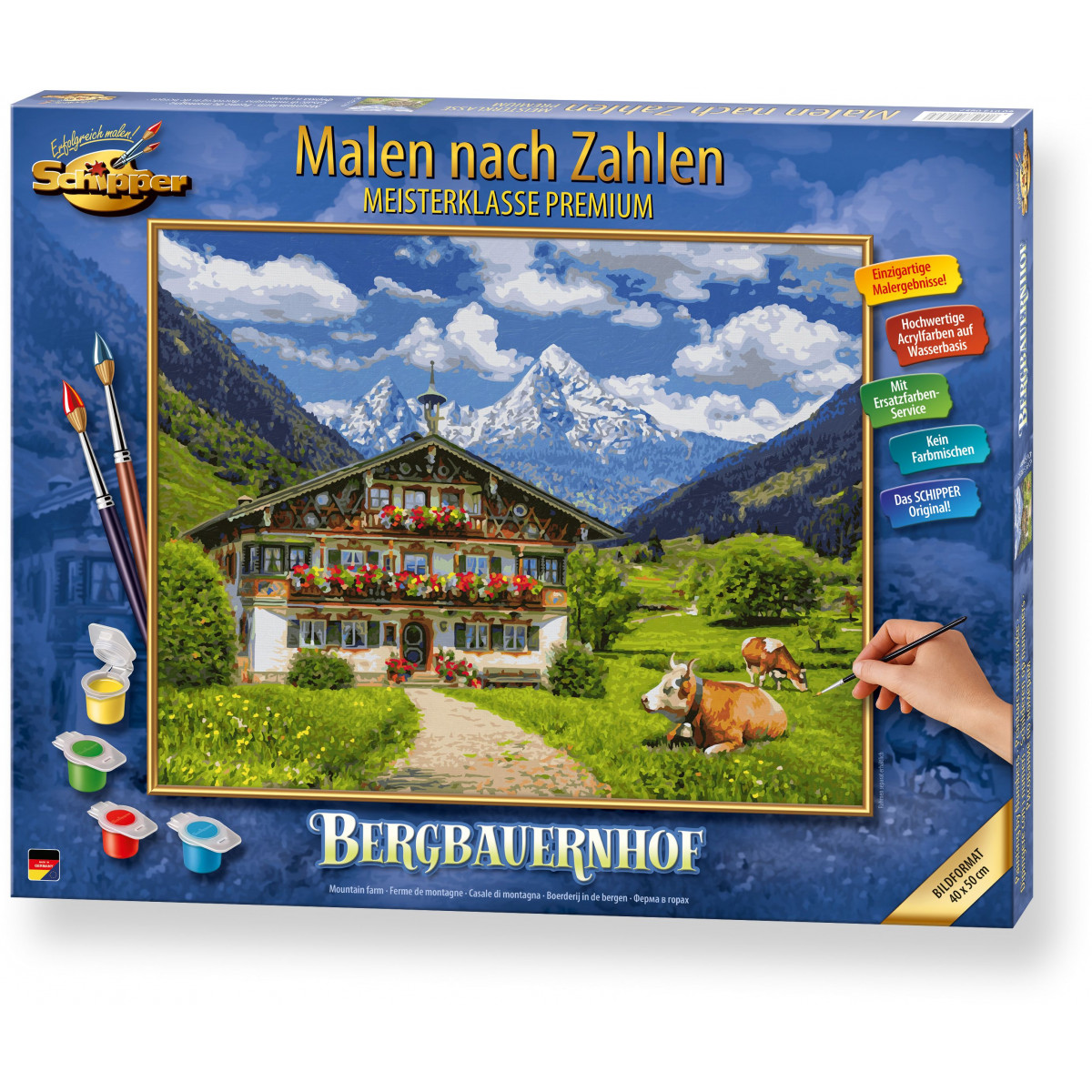 Schipper Malen-nach-Zahlen - Meisterklasse - Premium - Bergbauern