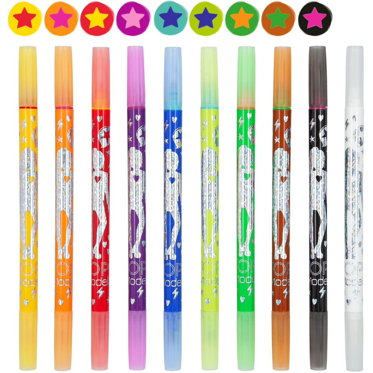 Depesche - TOPModel - Magic Doppelfasermaler-Set, 10 Stifte