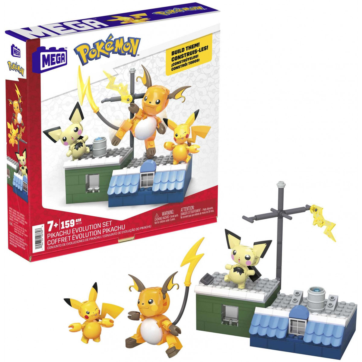 Mega Bloks - Pokémon Pikachu Evolution Set